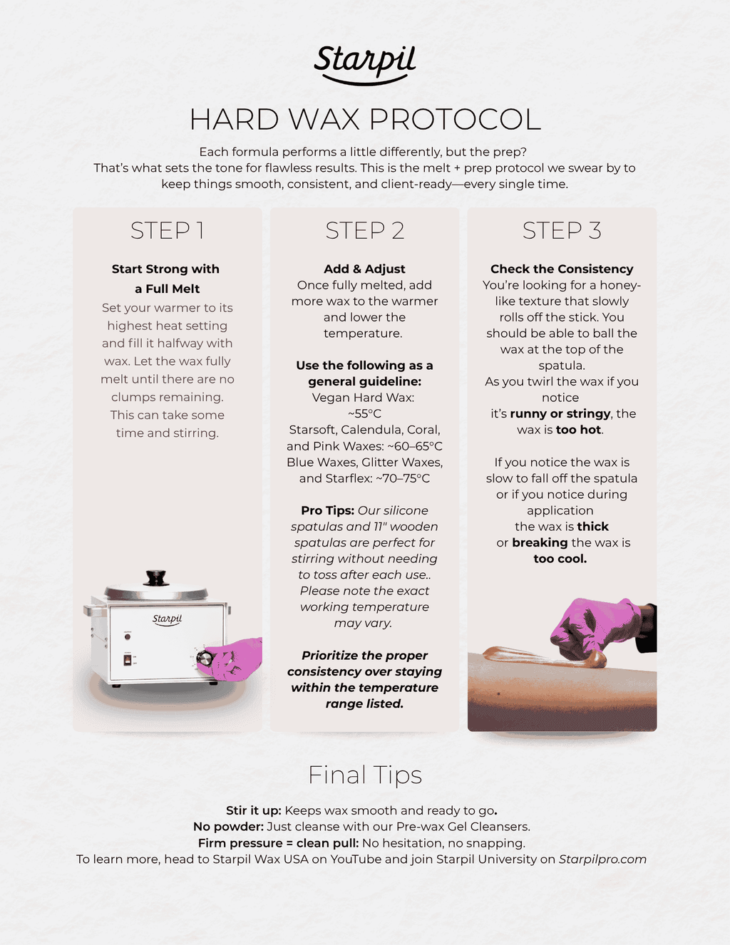 Hard Wax Starter Trio – Starpil Pro